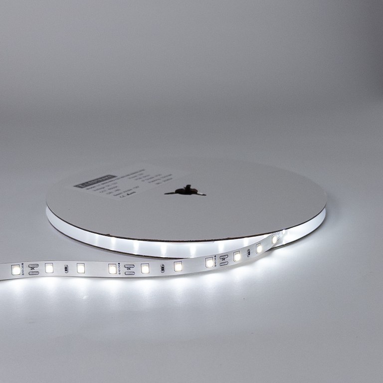 LED traka 12V 4000K 6W neutralna bela, 2835/60, IP20