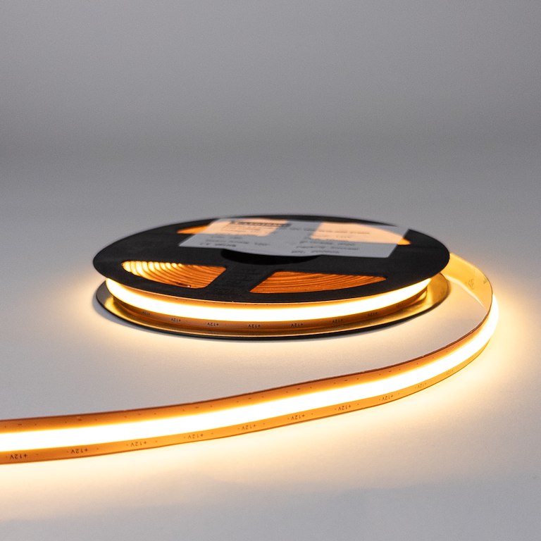 LED TRAKA COB 600D/m 12V 14W 2700K Freed Cutting