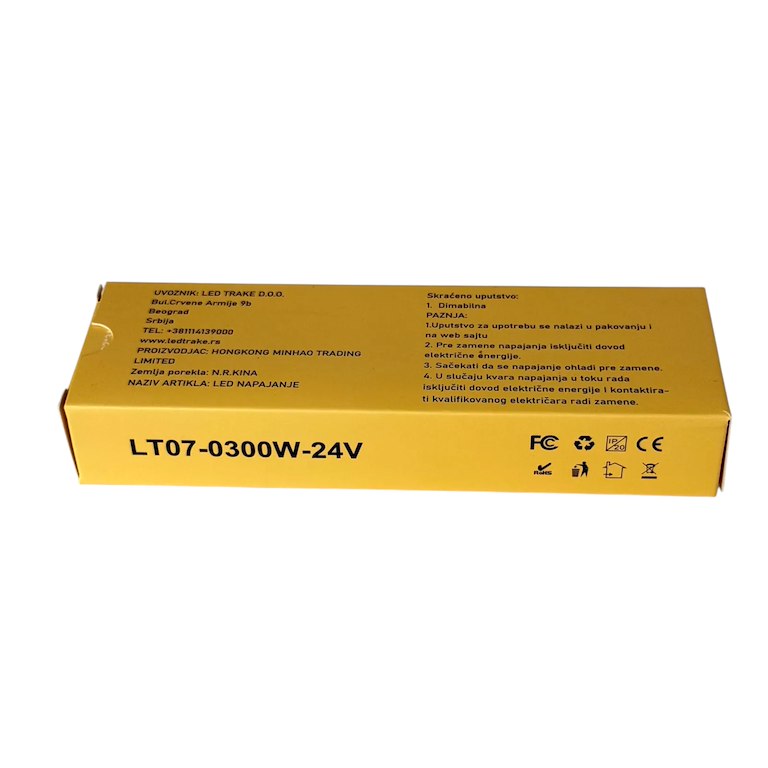 NAPAJANJE 24V 300W LT08 IP20