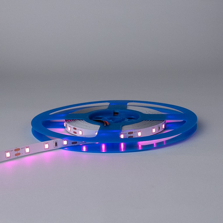 Roze LED traka 12V 6W (pink), SMD 2835/60, IP20