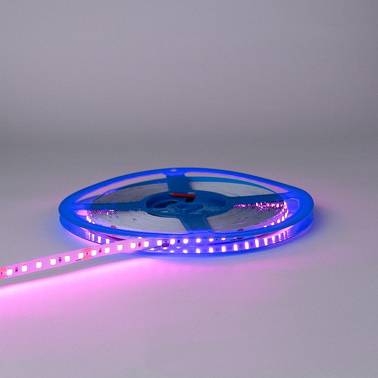 Roze LED traka 24V 10W (pink), 2835/120, IP20