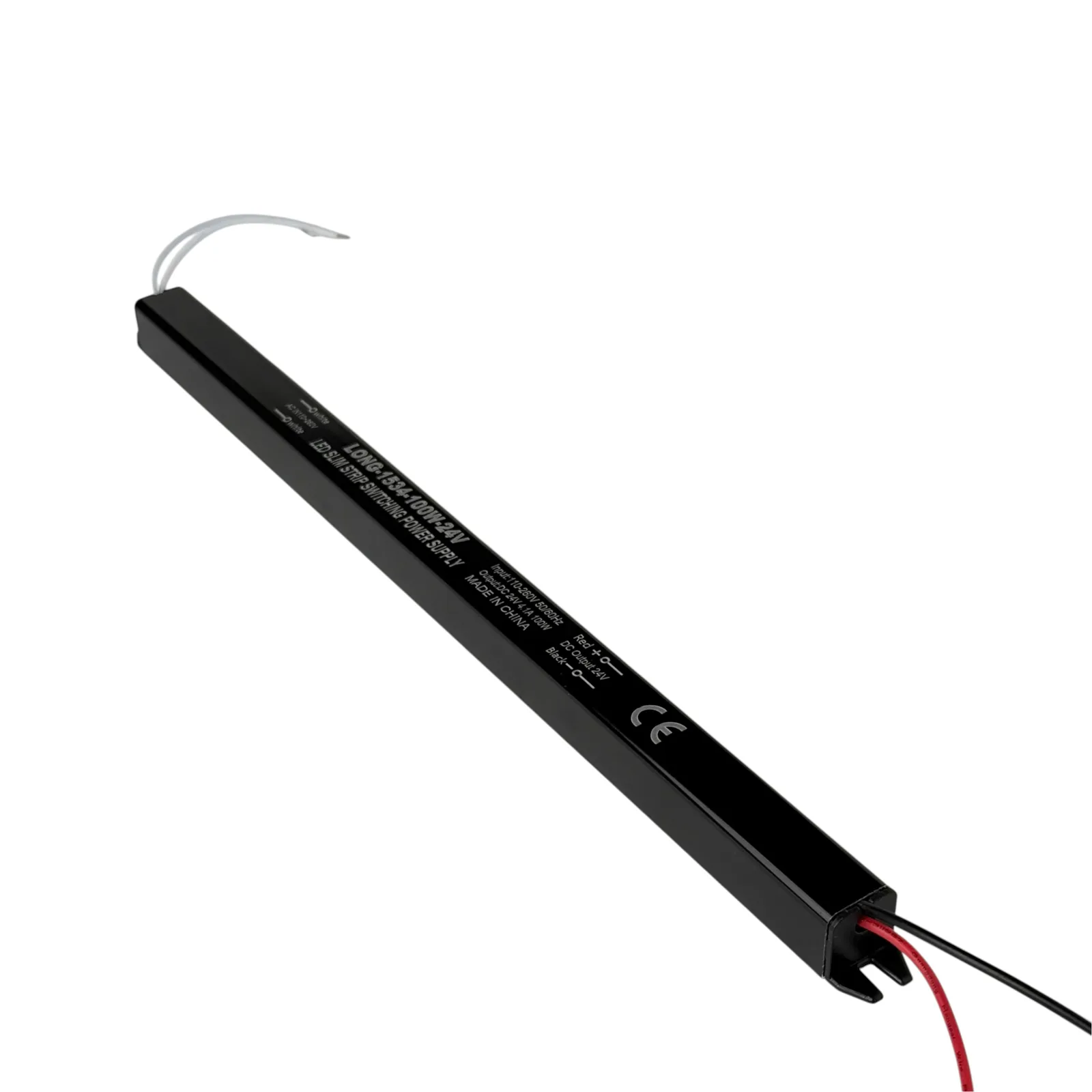 Slim napajanje 24V 100W, crno, model LONG-1534-100W-24V