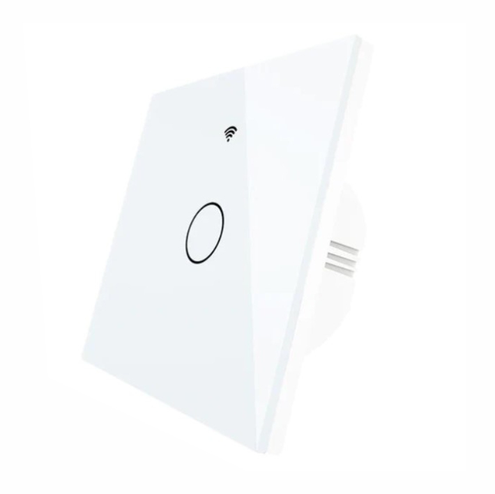 Touch prekidač sa jednim poljem MOES ZS-EU1-WH-MS za LED do 120 W