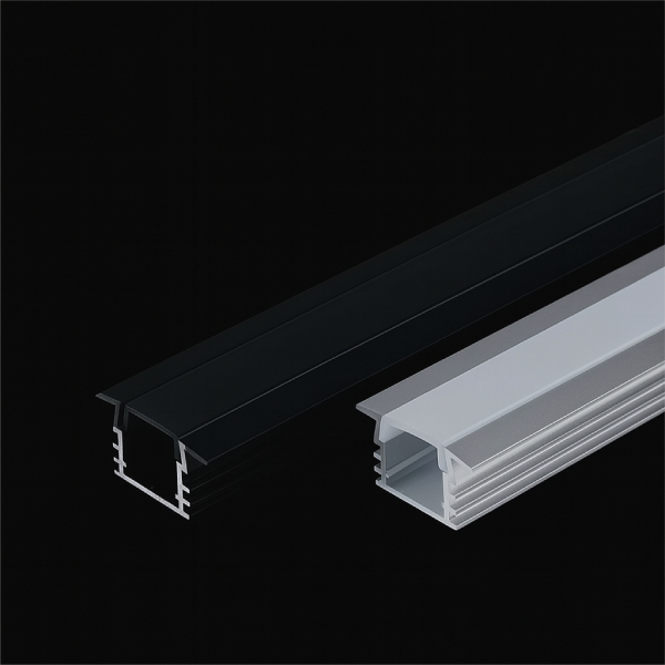 Ugradni alu profil R-505 dubine 12 mm za LED traku do 12 mm