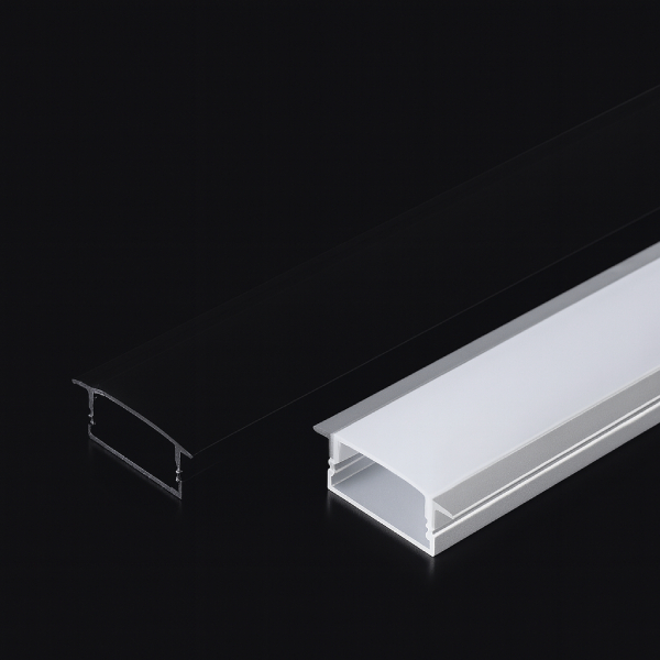 Ugradni alu profil R-519 sa obodom od 30 mm, za LED traku do 20 mm