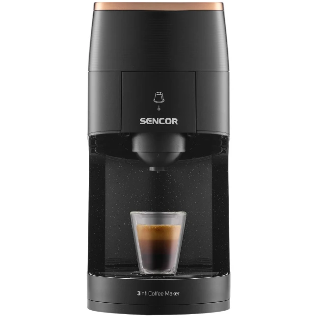 Sencor Espreso aparat Marco Polo (SCC 3000BK), Nespresso, Dolce Gusto i mlevena kafa