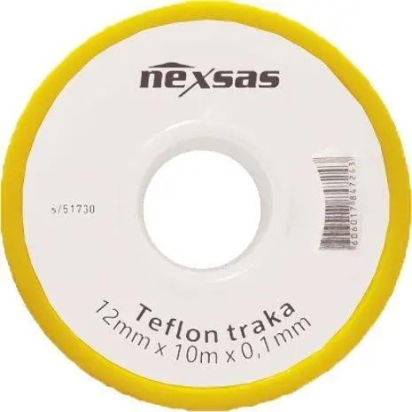 NEXSAS Teflon traka 10 m žuta