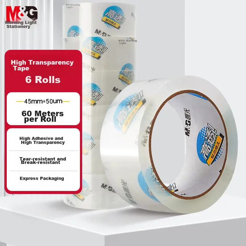 M&G Selotejp traka AJD957CU, 4.5cm x 60m, Providna, 6 komada