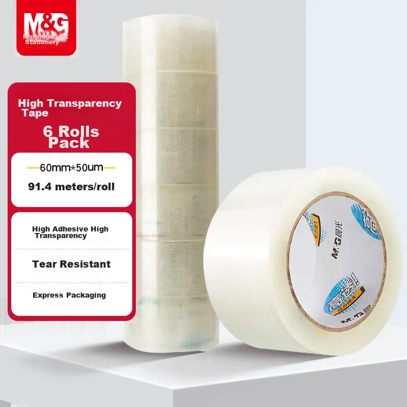 M&G Selotejp traka AJD957DD, 6cm x 91.4m, Providna, 6 komada