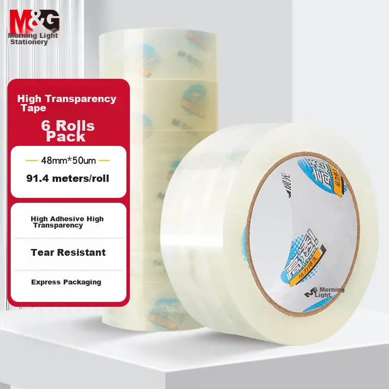 M&G Selotejp traka AJD957CZ, 4.8cm x 91.4m, Providna, 6 komada