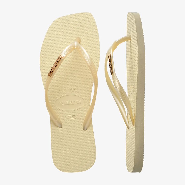 Japanke Slim Square Logo Metallic