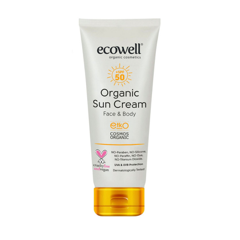 Ecowell Organska krema za sunčanje SPF 50 , 110 gr