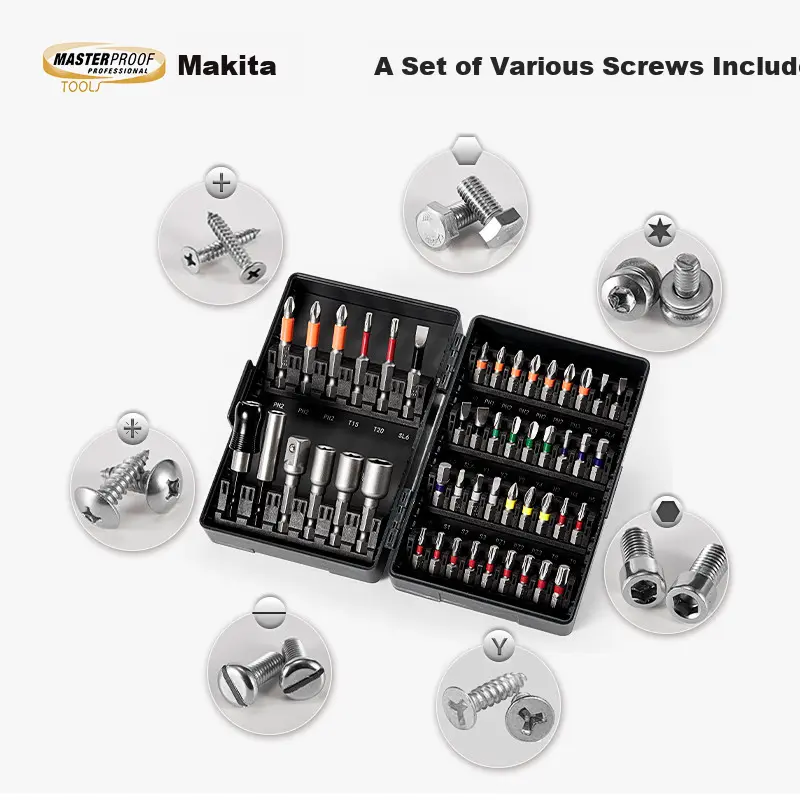 Masterproof Set nastavaka za odvijač, 48 komada