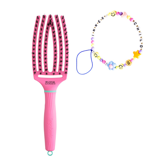 Olivia Garden Fingerbrush Lollipop Pink Inner Child