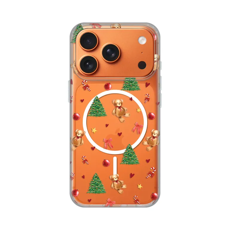 Maska Print Magsafe za iPhone 17 Pro/18 Pro 6.3 Merry Bear