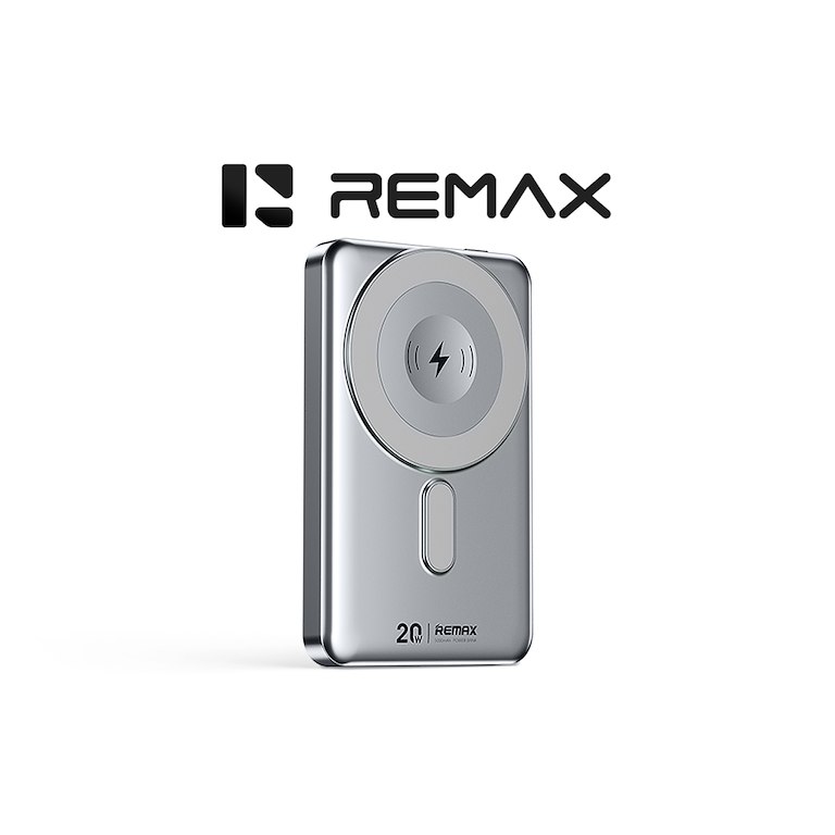 Power Bank REMAX CX-2 HOLDER PD 20W MAGNETIC WIRELESS 10000mAh (Srebrni)
