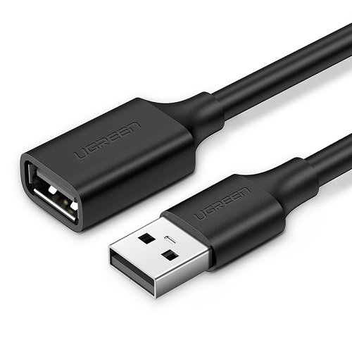 KABL USB UGREEN US103 USB-A MUŠKI NA USB-A ŽENSKI PRODUŽNI CRNI 2M *TH *SR