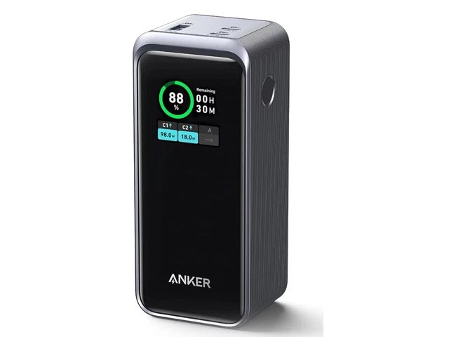 Anker Prime Power Bank 20000mAh 200W za laptop crni