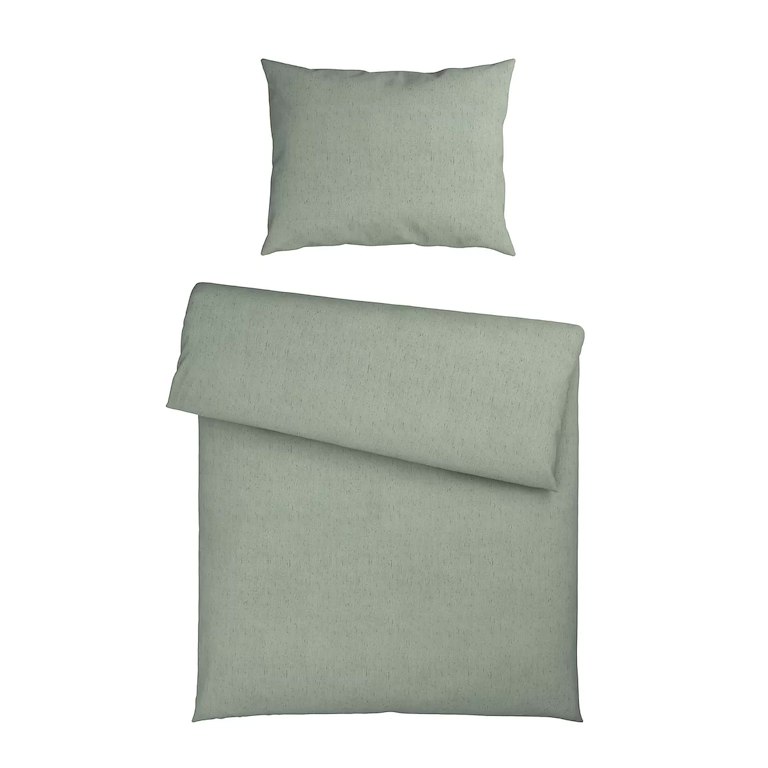 POSTELJINA 140/200 cm flanel zelena