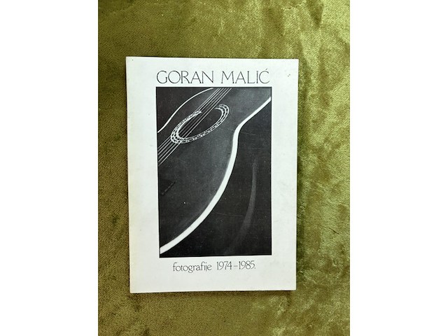 Goran Malić - Fotografije 1974-1985 (1986)