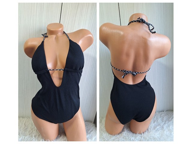 NOV CRNI JEDNODELNI TEZENIS KUPACI  VEL M/L