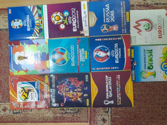 Albumi fudbal lot 11 komada