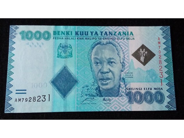 1000 shilingi,Tanzania,ND,unc.