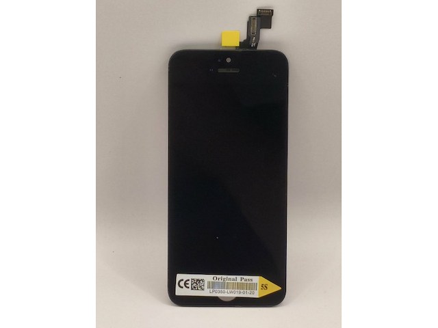 iPhone 5s(SE) LCD ekran sa staklom i digitajzerom Crni