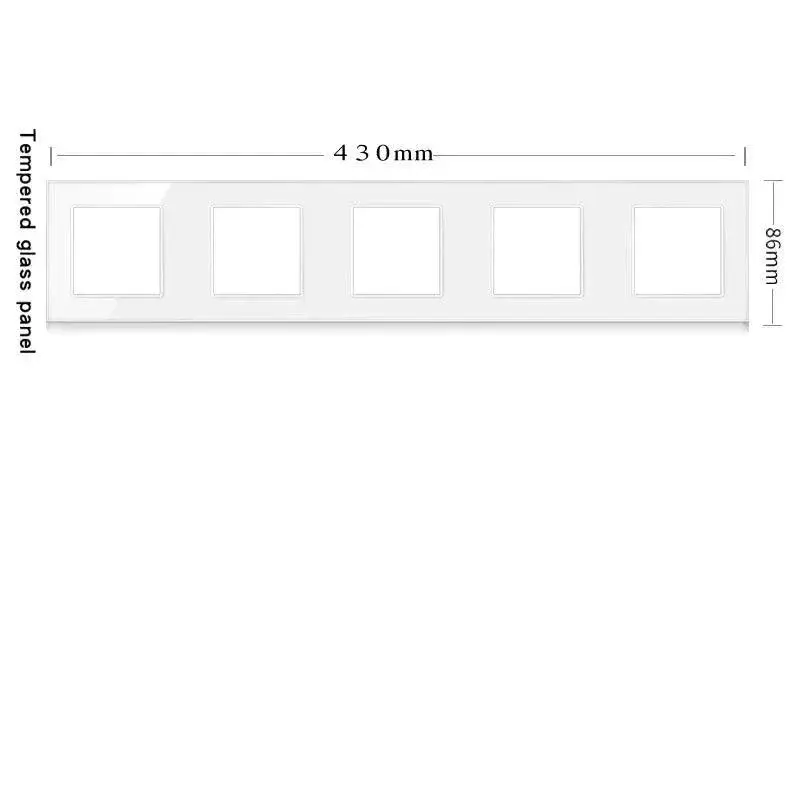 SmartHome Panel do 5 modula, Beli