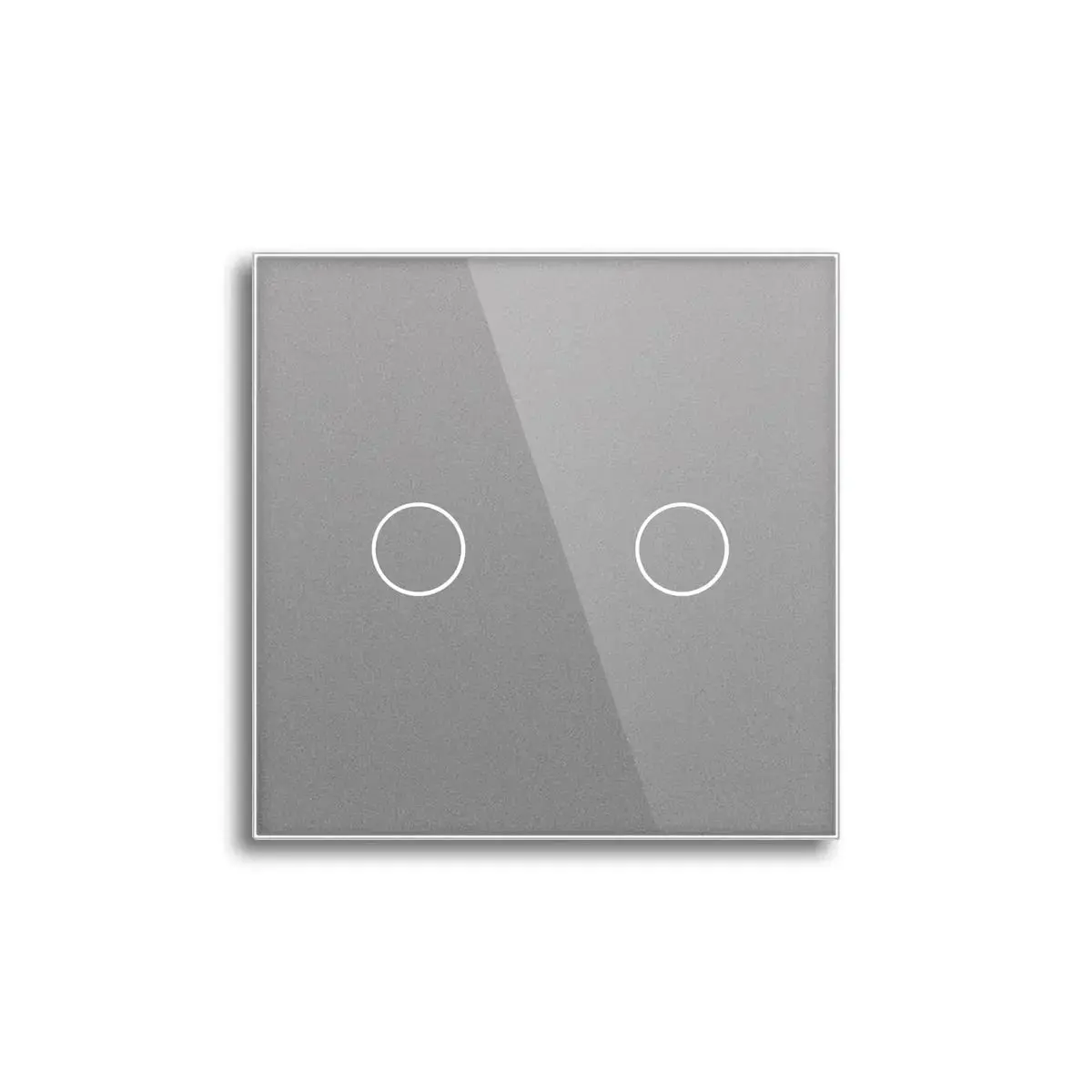 SmartHome Prekidač za svetlo, 2 tastera, Sivi