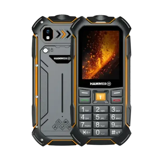 Mobilni telefon Hammer Boost 2 LTE Black IP68 & IP69K