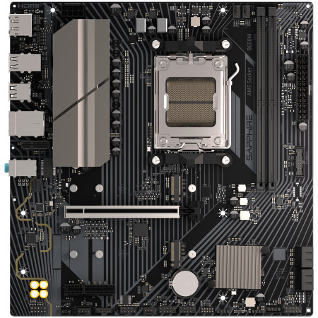 SAPPHIRE B650M-E, 1XDP, 1XHDMI, 2XU3, 6XU2, 2XM2, 4XSATA, M-ATX FULL ( 52112-04-40G )