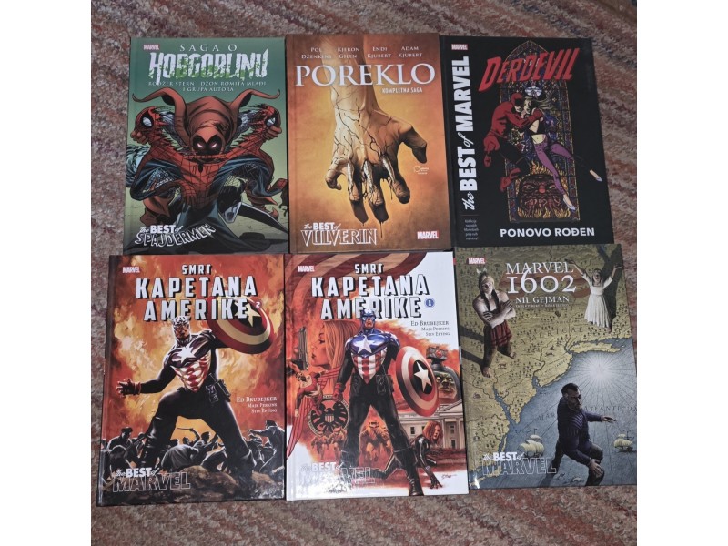 Marvel strip komplet 6 komada