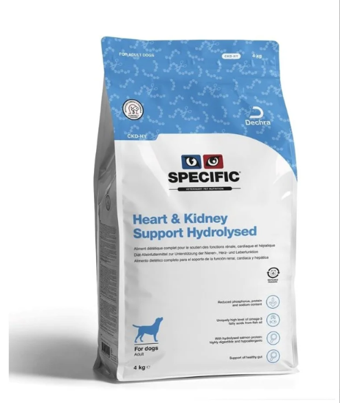 Dechra Dog CKD-HY Heart&Kidney Support hydrolysed 4kg