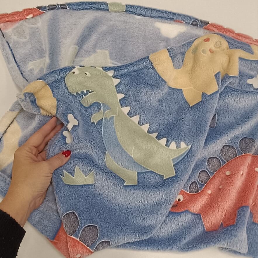 Baby ćebe dino 80×100
