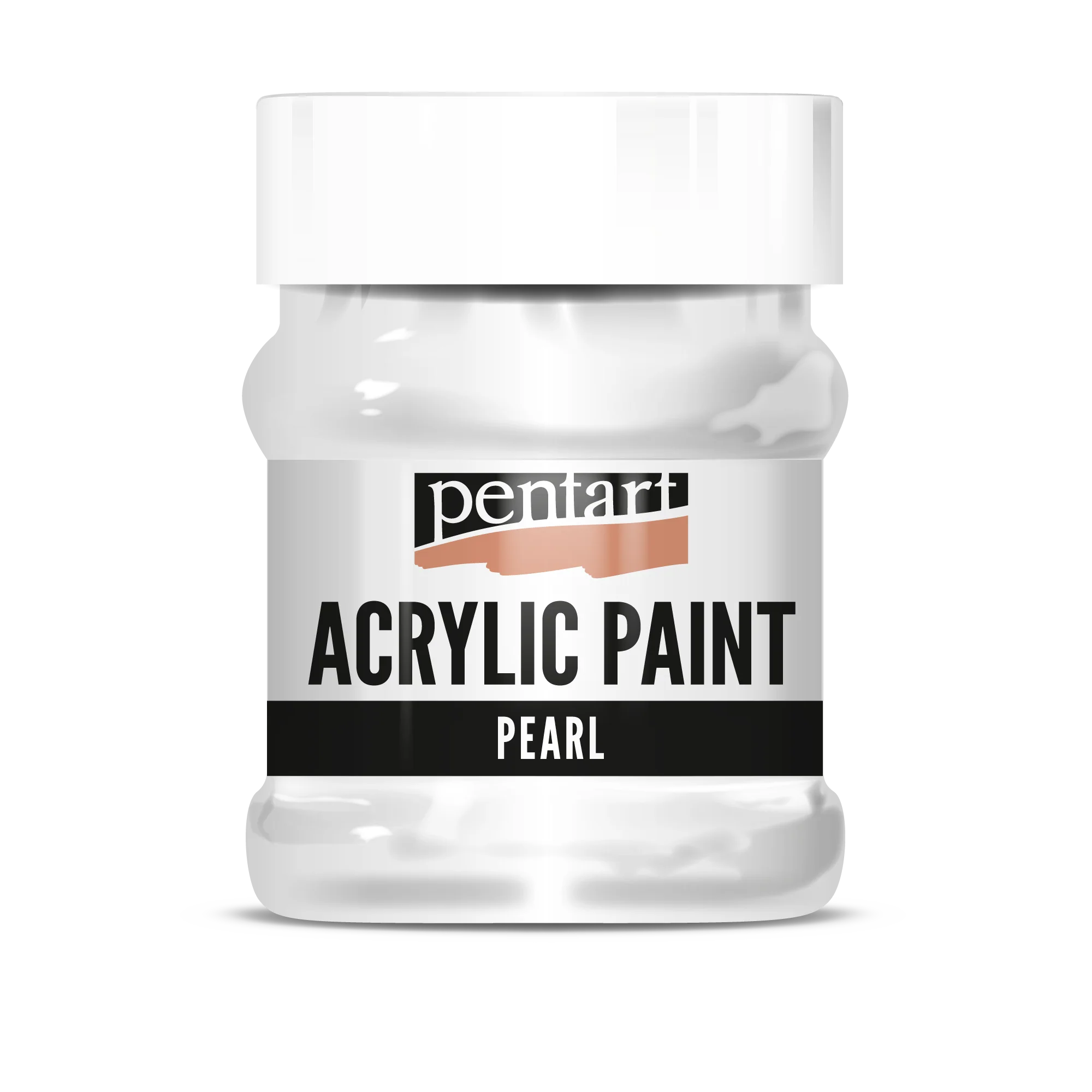 Sedefasta akrilna boja Pentart 230 ml - bela