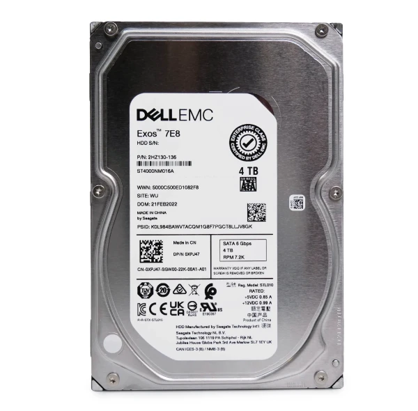 HDD 3.5 * 4TB 7E8 EXOS DELL 7200RPM SATA3