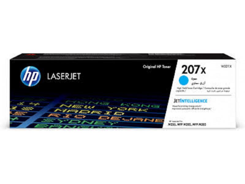 HP TONER W2211X NO. 207X CYAN