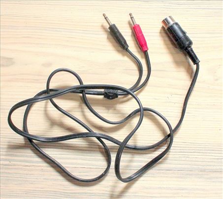 Tropolni muški DIN kabl na mini stereo kontakte, 1