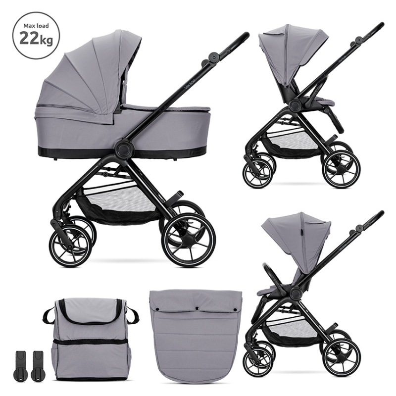 Lorelli Venice kolica 3u1 Grey