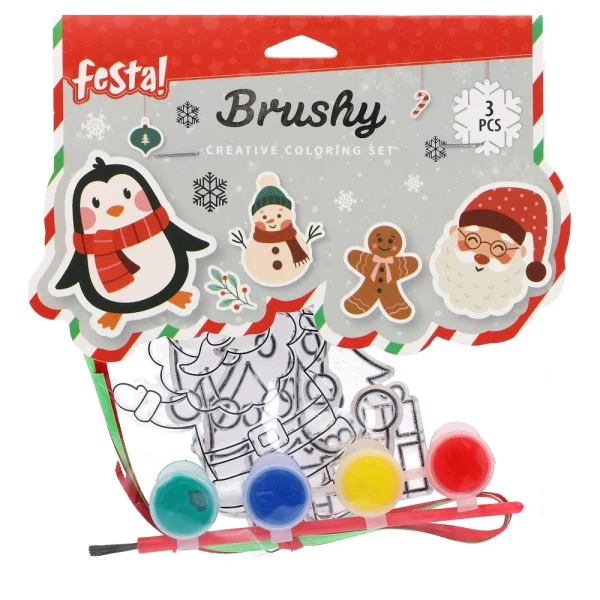 Brushy, kreativni set za bojenje, 3K