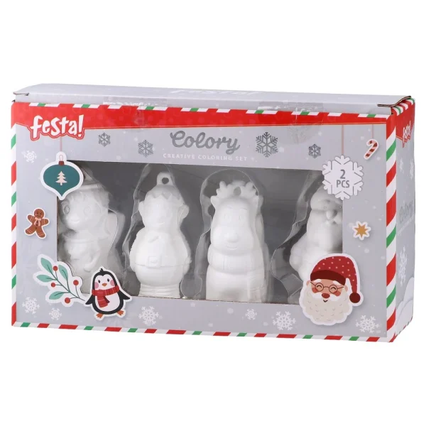 Colory, kreativni set za bojenje, Božićna kućica, 2K