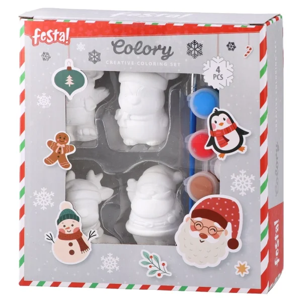 Colory, kreativni set za bojenje, ledena družina, 4K