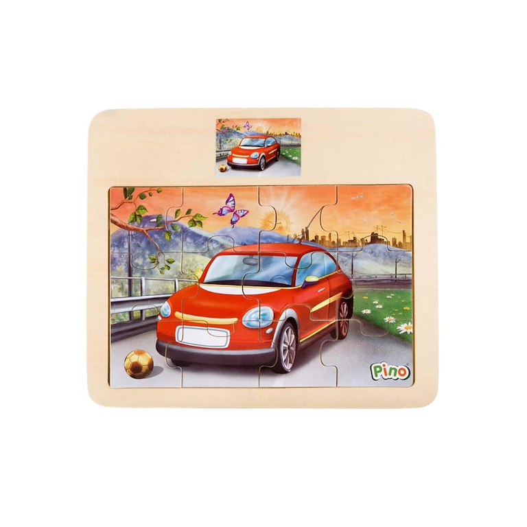 PINO Slagalica Auto 12 Delova