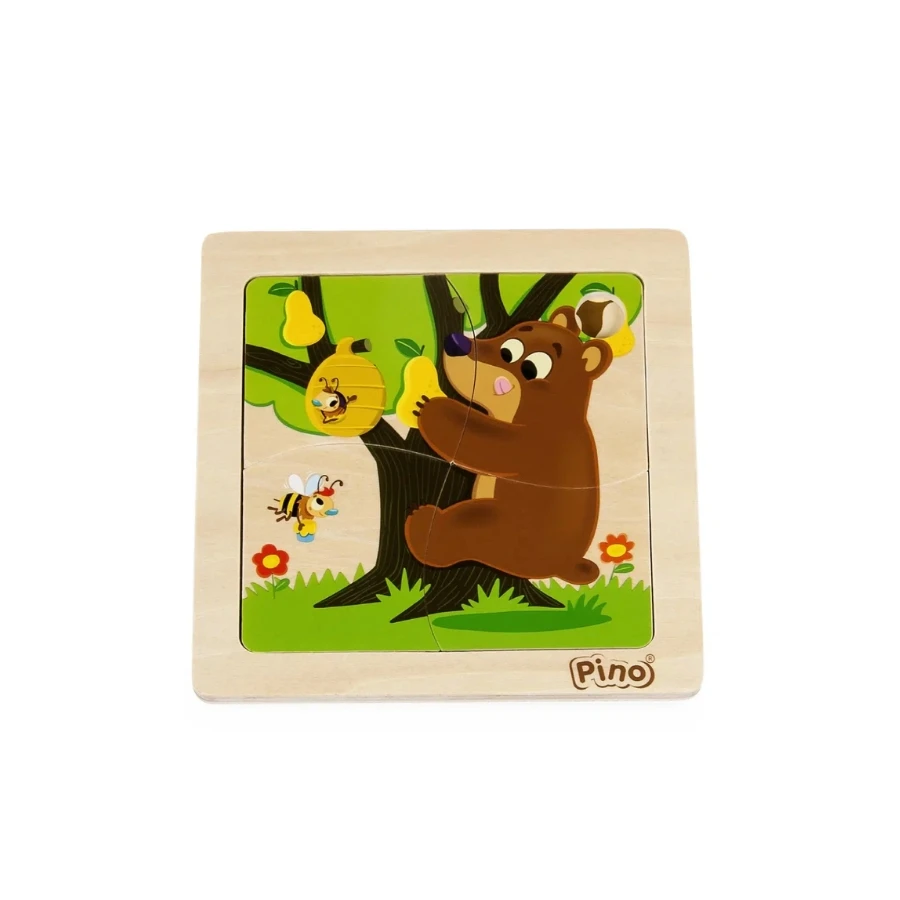 PINO Slagalica Mini Meda 4 Dela
