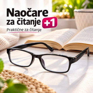 Naočare za vid +1 dioptrija
