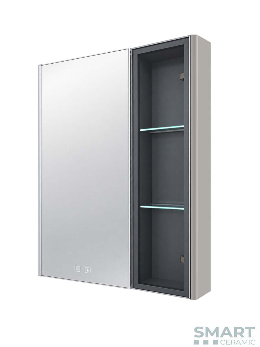 Ogledalo sa ormarićem i led svetlom Verve 60cm PVC Smart Ceramic