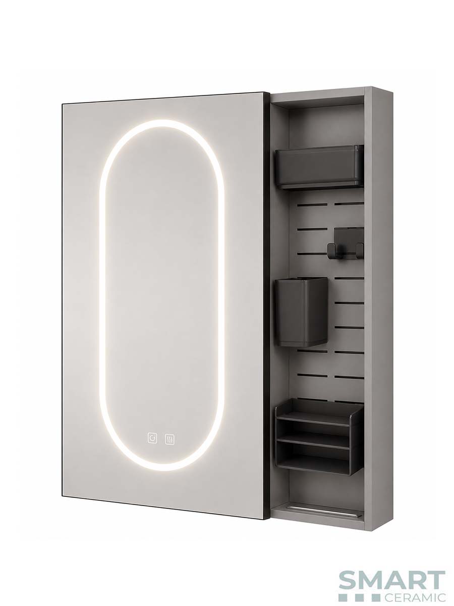 Led ogledalo sa ormarićem Riva 80cm PVC Smart Ceramic