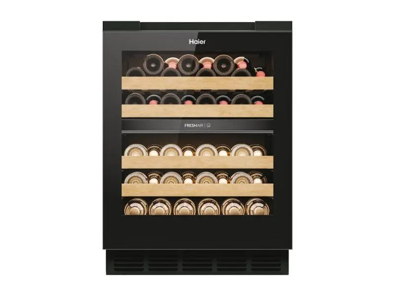 Haier Vinska vitrina HUC44GDEH1, Crna