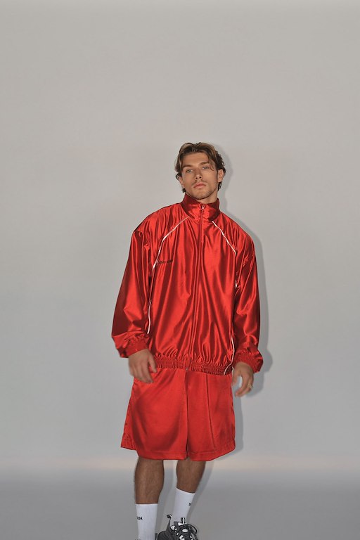 ESSENTIAL BERMUDAS SHINE RED